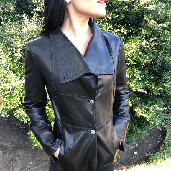 Misuri Firenze | Jackets & Coats | Misuri Firenze Leather Jacket | Poshmark